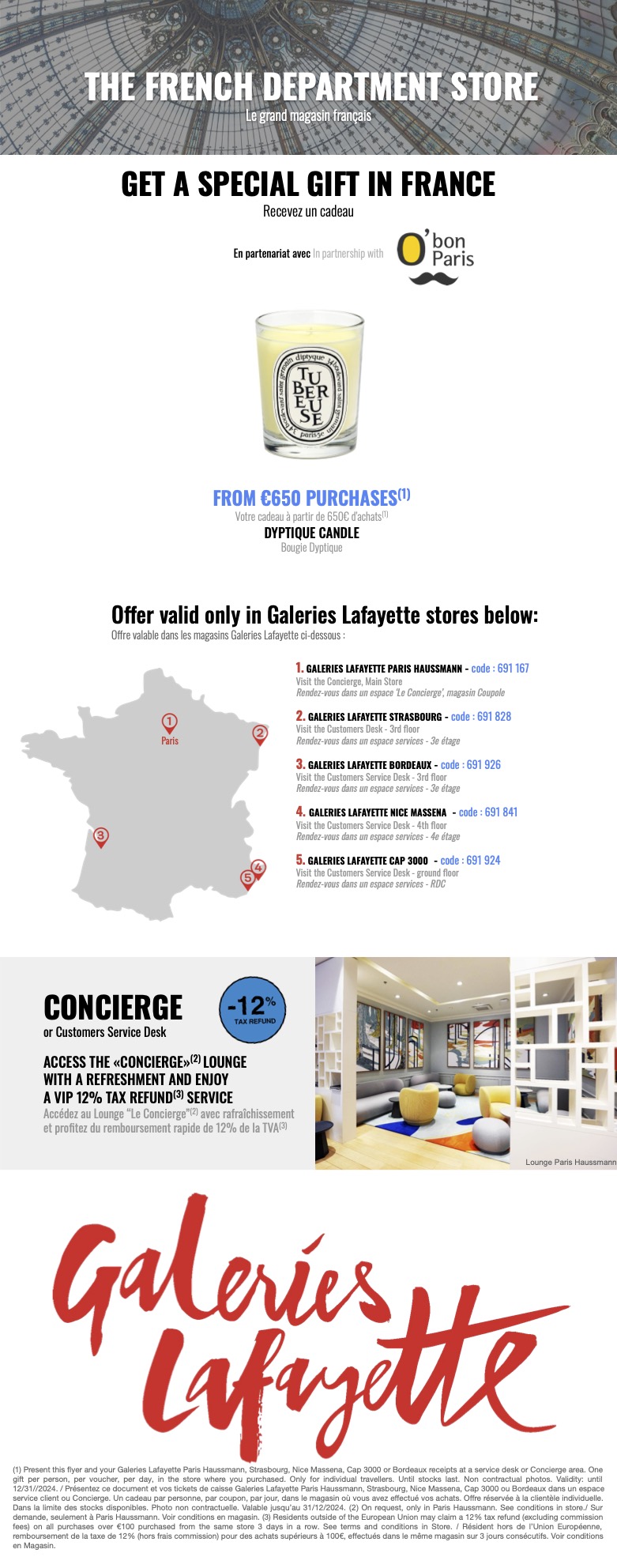 GALERIES LAFAYETTE | O'bon Paris | É fácil ser parisiense